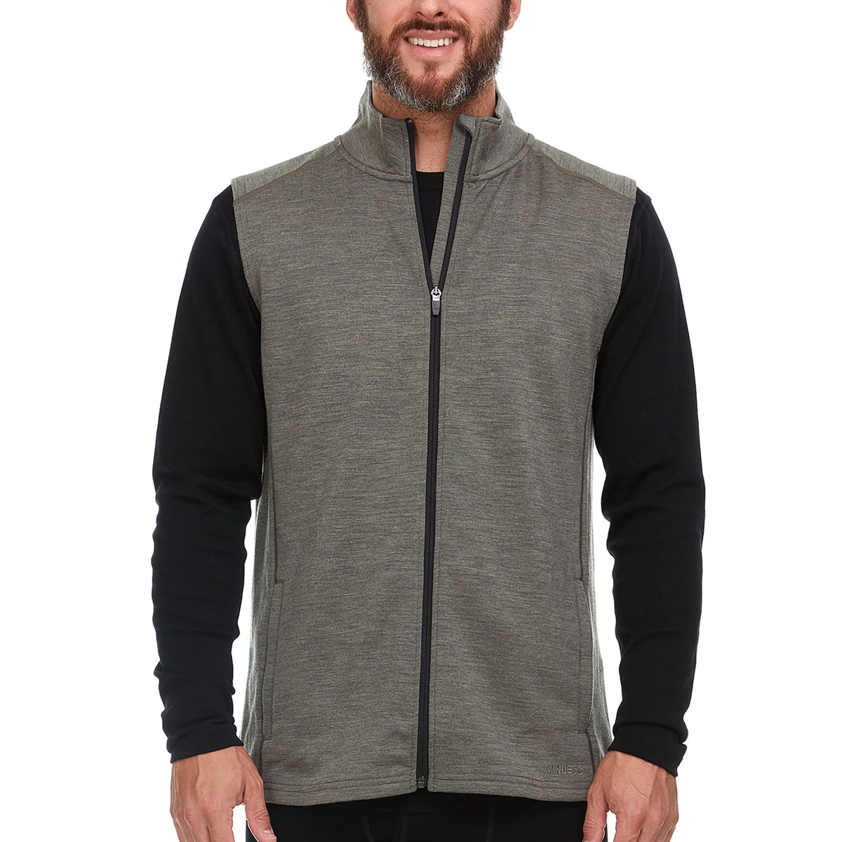 Men's Heavyweight Wool Vest Wilderness – 90Threads